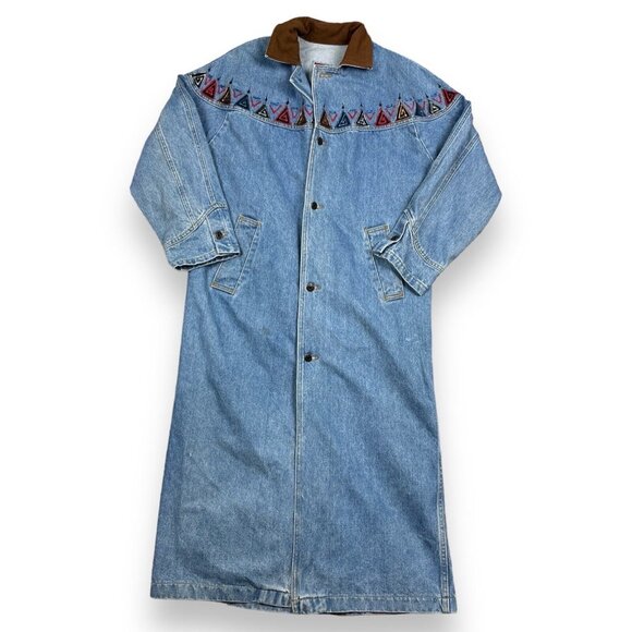 SUN BELT DENIM | Jackets & Coats | Sun Belt Blue Denim Jean Long Coat ...